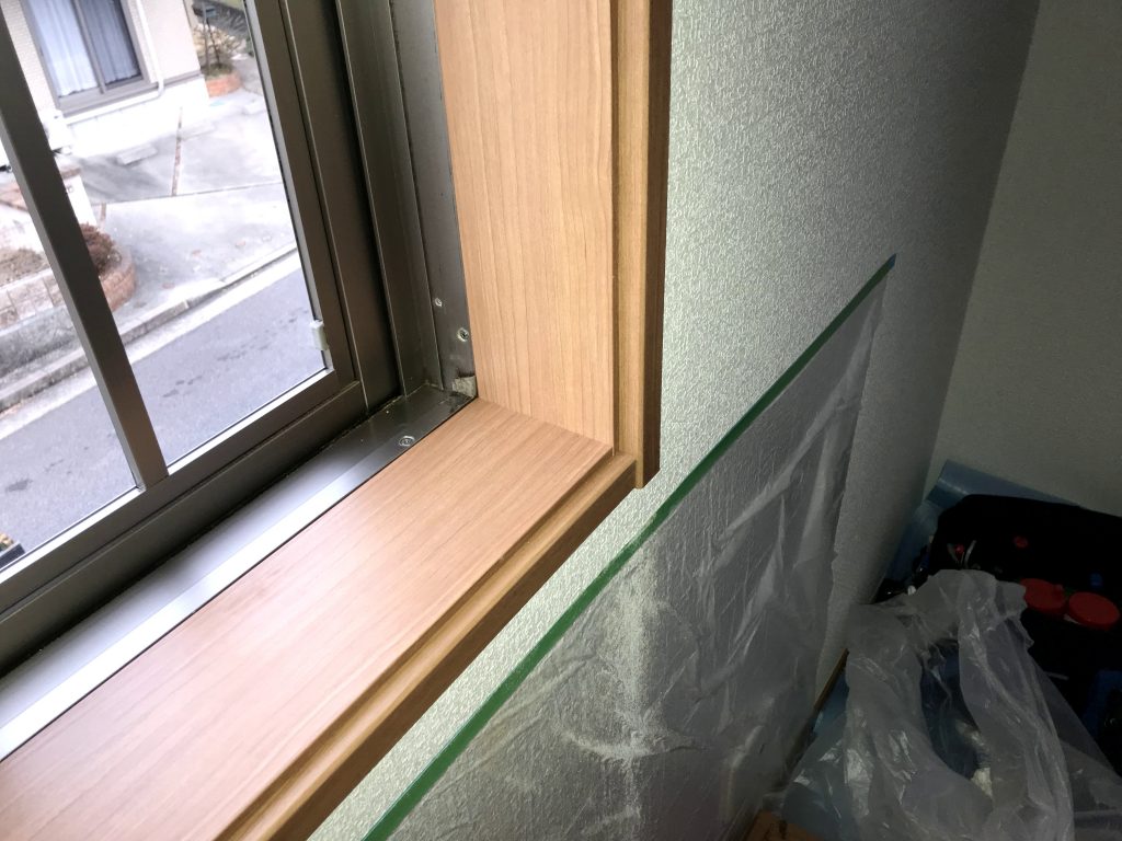 窓額縁取替の巻!! ｜ 岡山の玄関・窓リフォームは専門店の窓屋におまかせ！